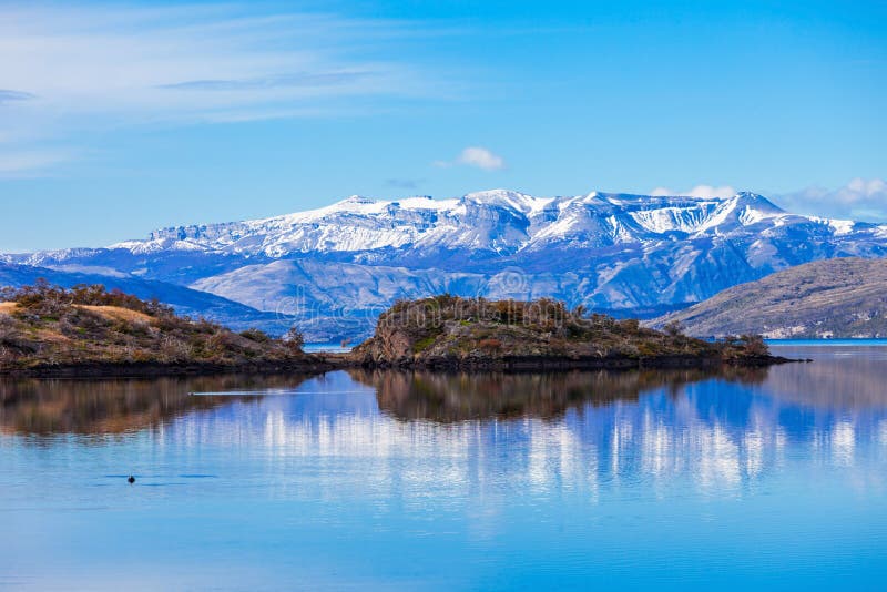 Lago Del Toro, Torres Del Paine Nationalpark, Chile Fotografering för ...