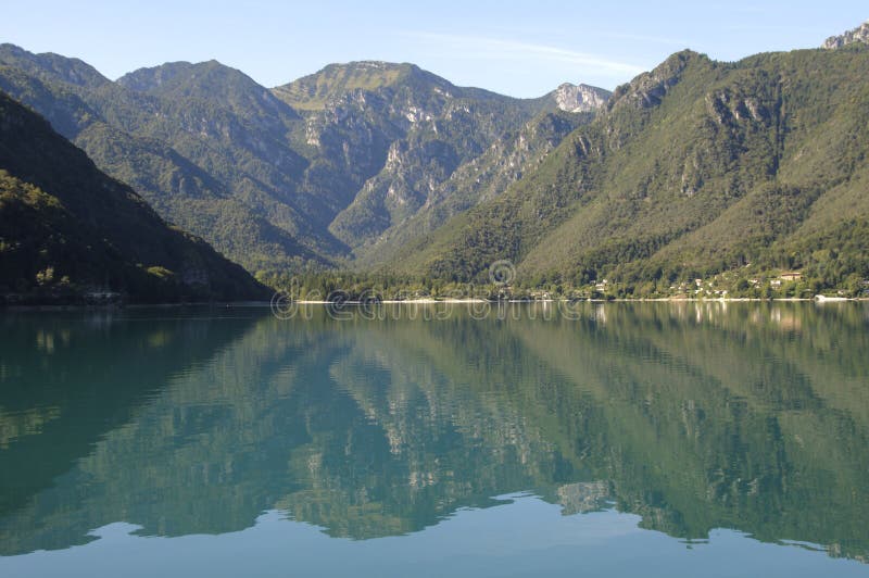 Lago di Ledro,lake Ledro stock photo. Image of scenery - 23557948