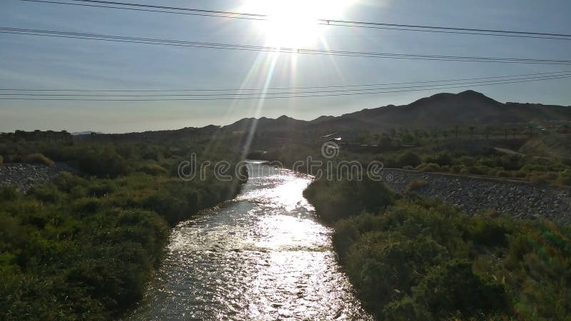 Lago exterior Las Vegas imagen de archivo. Imagen de paisaje - 127647519