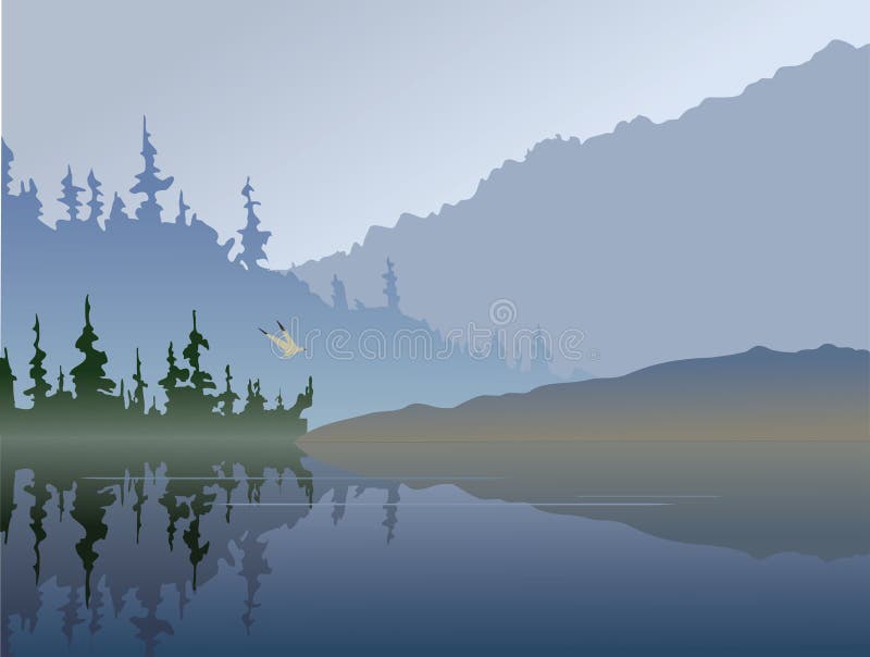 Lago Ilustraciones Stock, Vectores, Y Clipart – (123,364 Ilustraciones ...