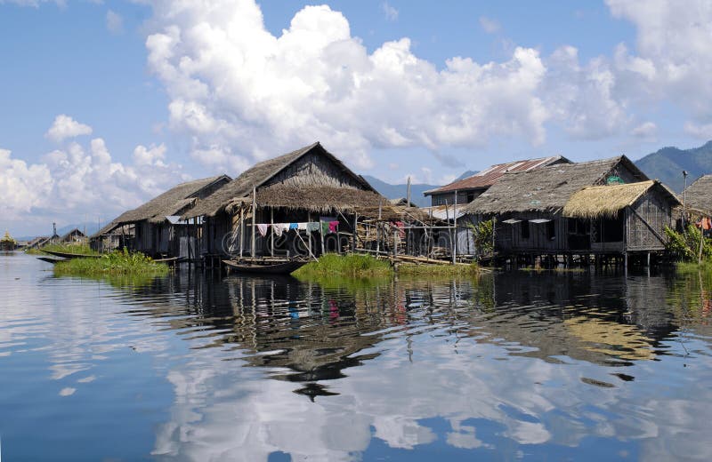 Lago Inle, Birmania foto de archivo. Imagen de inle, lago - 14100380