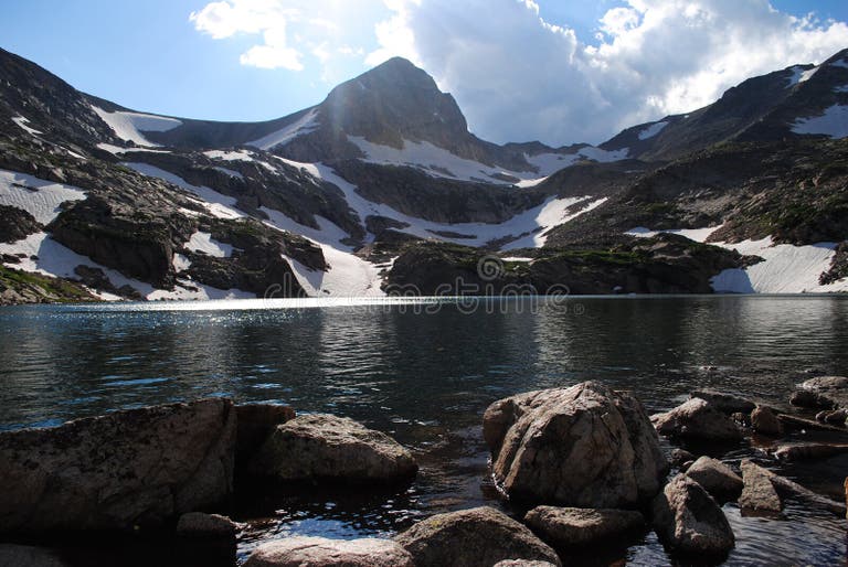Lago Isabel - Colorado foto de archivo. Imagen de excursionistas - 21046482