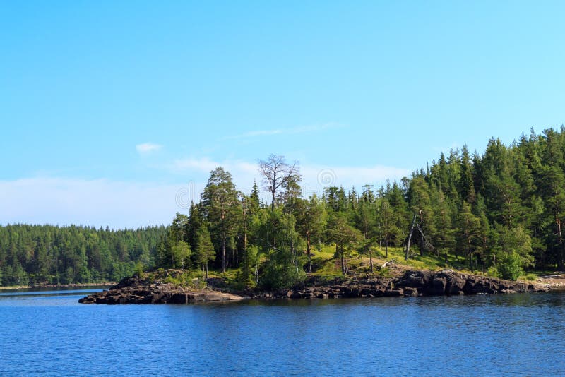 Lago ladoga foto de archivo. Imagen de turismo, distancia - 77563034