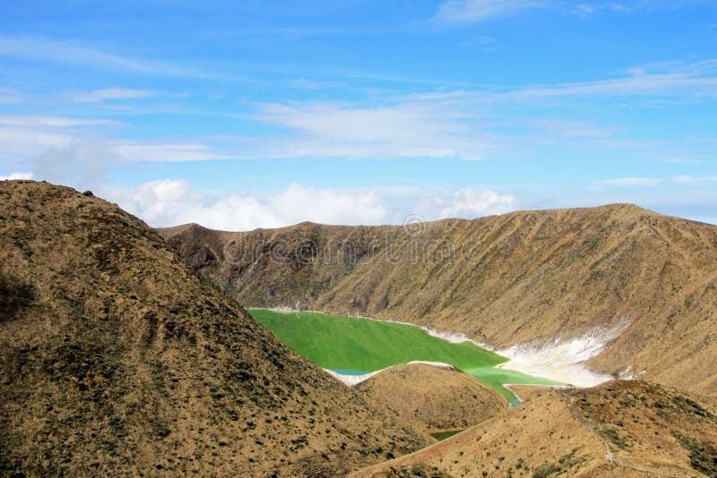 Lago Laguna Verde En Narino, Colombia Imagen de archivo - Imagen de ...