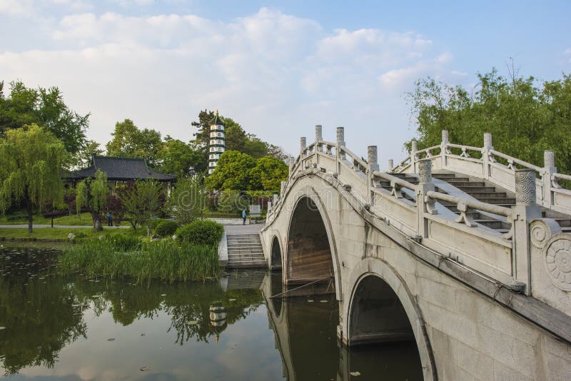 Lago Lama Temple, Nora Tower Xuanwu Imagen editorial - Imagen de ...