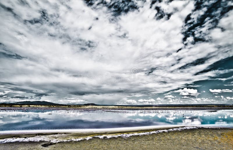 Lago Magadi, Kenia foto de archivo. Imagen de reflexiones - 17429164
