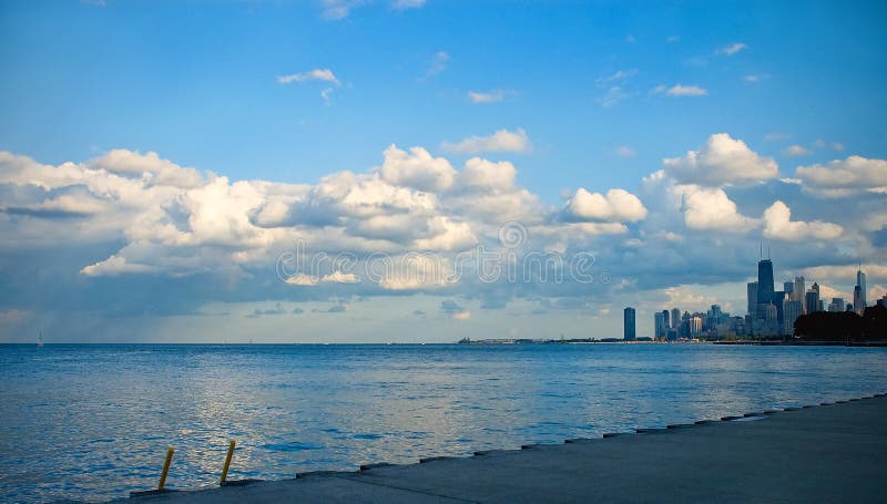 Lago Michigan imagen de archivo. Imagen de america, afuera - 10631517