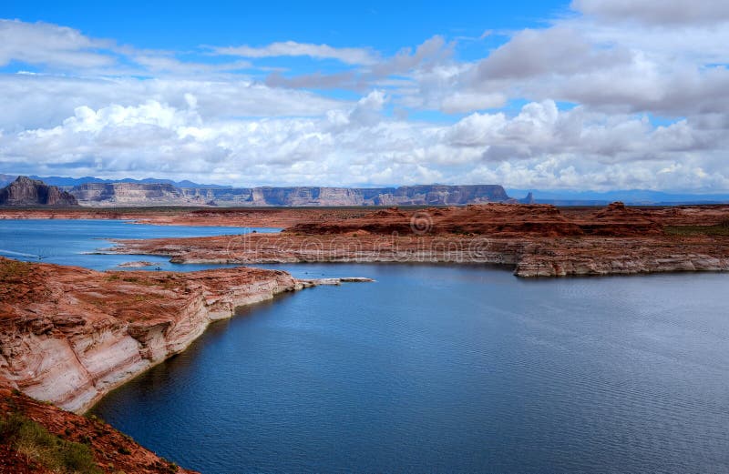 Lago Powell Arizona imagen de archivo. Imagen de oeste - 55353187