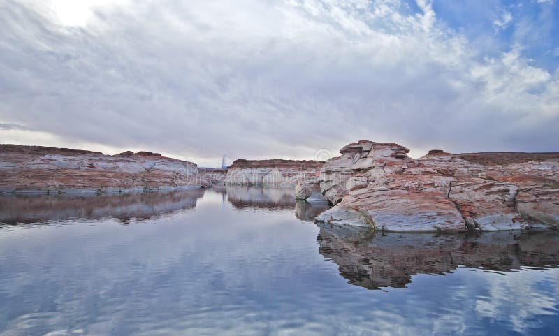 Lago Powell Arizona foto de archivo. Imagen de laguna - 62110830