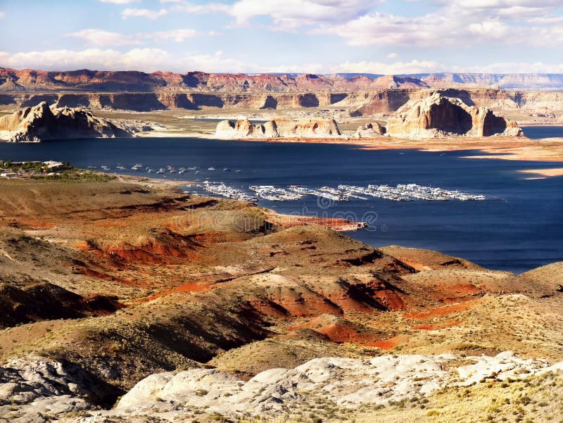 Lago Powell, Glen Canyon, Utah Arizona Fotografia Stock - Immagine di ...
