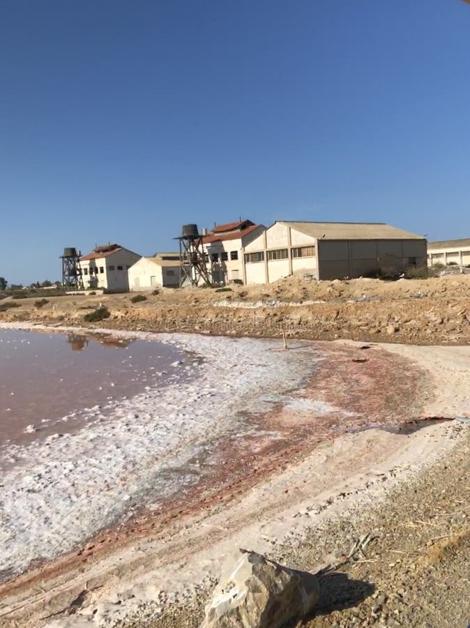 Lago Rosa De Torrevieja imagem de stock. Imagem de selvagem - 159678937