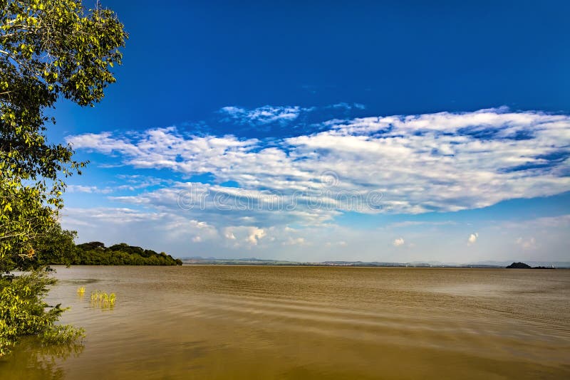 Lago Tana, Etiópia foto de stock. Imagem de paisagem - 113395524