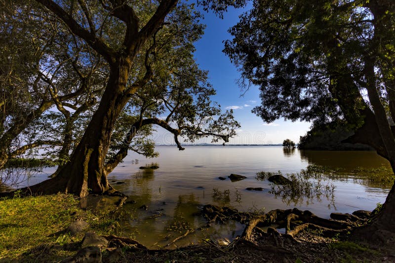 Lago Tana, Etiopía foto de archivo. Imagen de celaje - 113395524