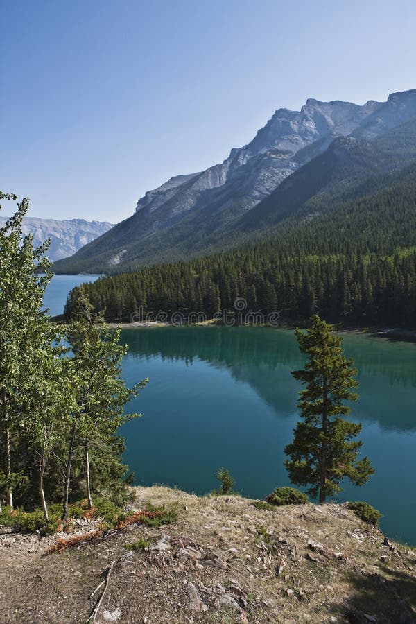 Lago Two Jack foto de stock. Imagem de panorama, cristal - 12694478