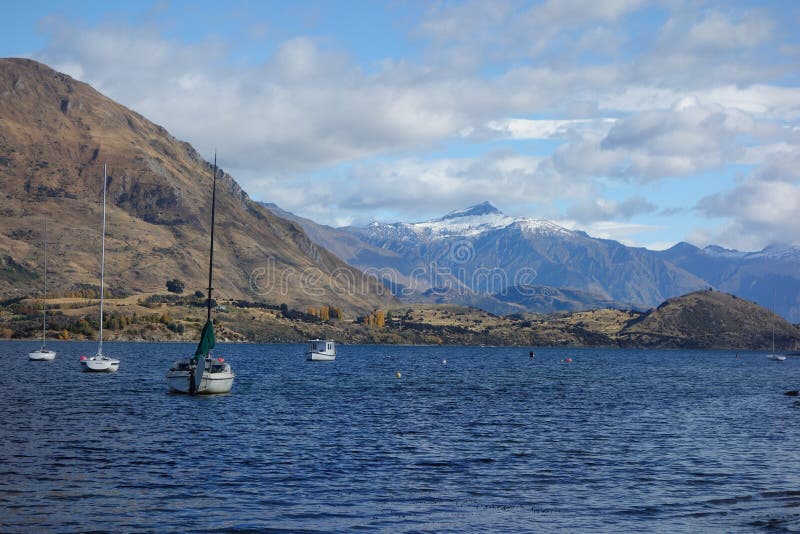 Lago Wanaka imagen de archivo. Imagen de agua, recorrido - 39031965