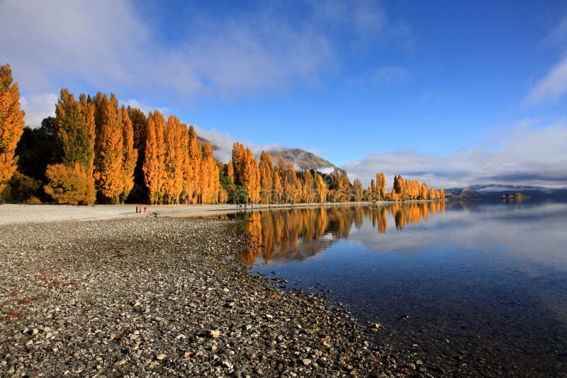 Lago Wanaka De Treblecone En Invierno, Nueva Zelanda Imagen de archivo ...