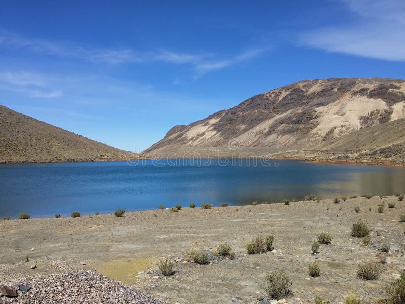 Lagoon in the Andes of Peru Stock Photo - Image of debe, laguna: 115352010