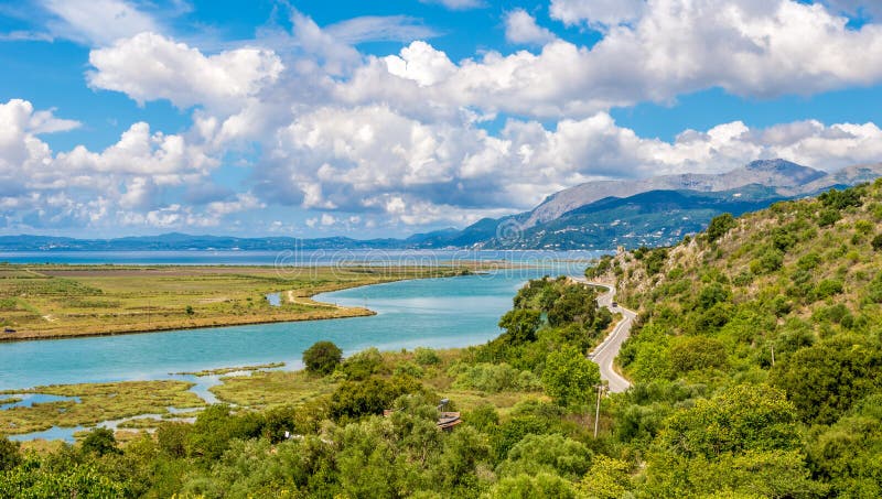 Lagoon in Butrint Archeological Site Stock Image - Image of nature ...