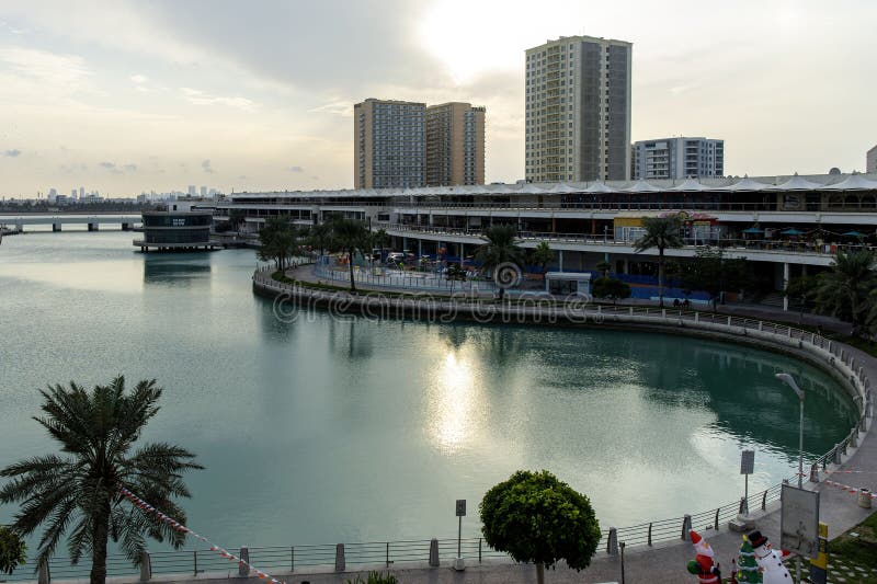 The Lagoon Park Manama Bahrain Editorial Photo - Image of lagoon ...