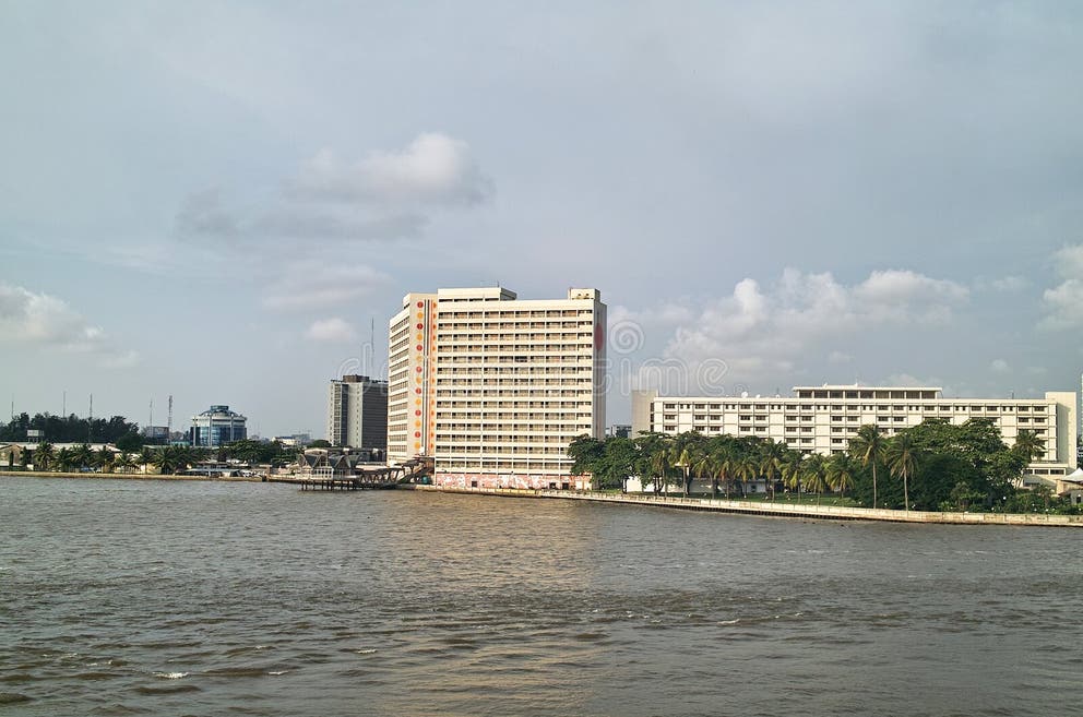 Lagos stock photo. Image of cloud, africa, skyline, river - 28247496