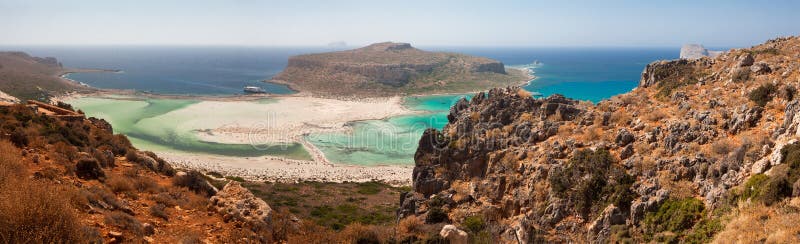 Laguna de Balos imagen de archivo. Imagen de costa, nave - 21213635