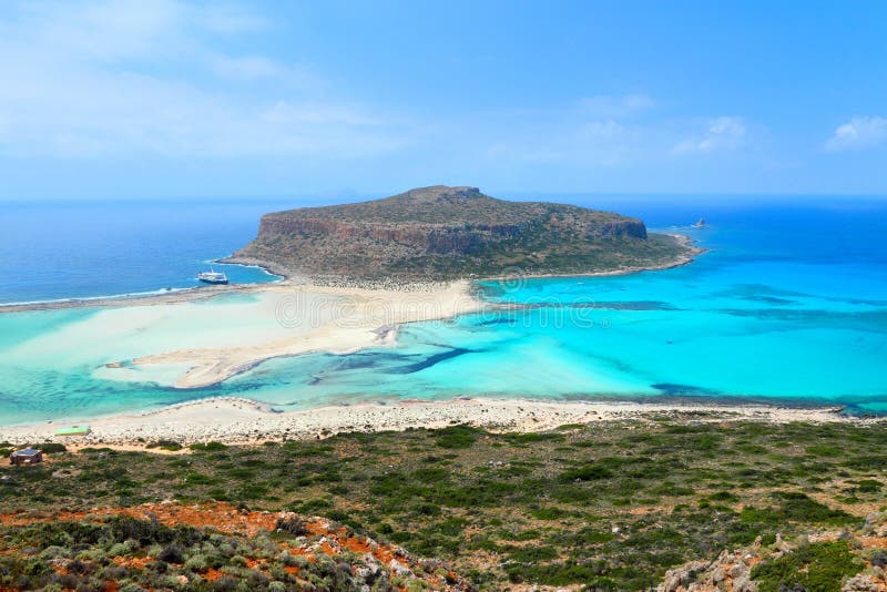 Laguna di Balos, Creta immagine stock. Immagine di europeo - 32359749