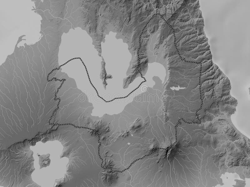 Laguna, Philippines. Grayscale. No Legend Stock Illustration ...