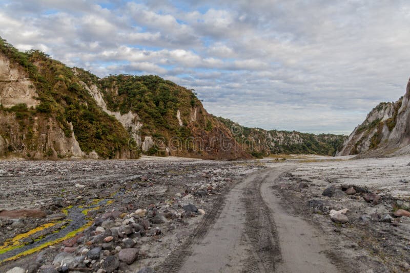 Lahar Mudflow of Pinatubo Volcano, Philippin Stock Image - Image of ...