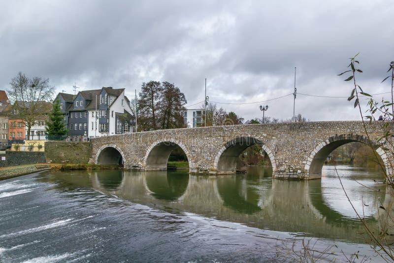Lahn Bridge in Wetzlar, Germany Stock Image - Image of bridge, europe ...