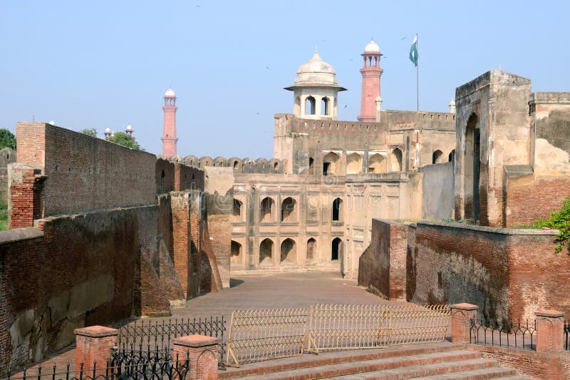 Lahore Fort stock image. Image of citadel, building, landmark - 56629725