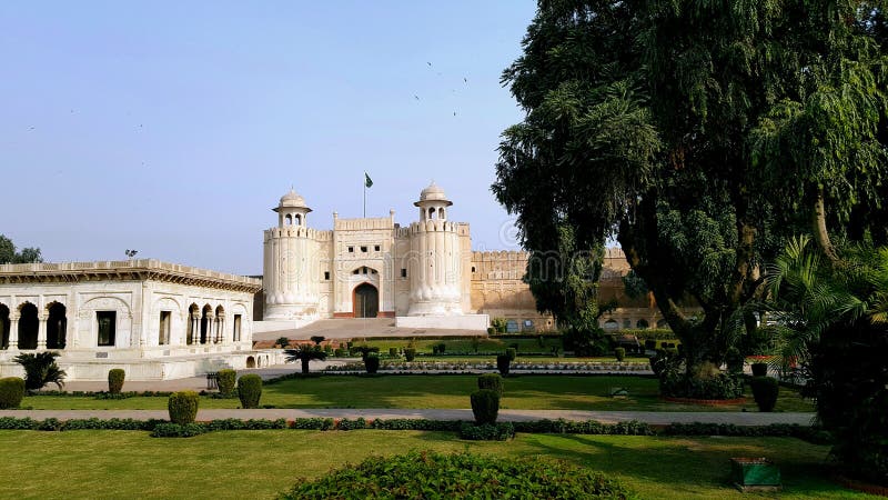 Lahore Fort Punjab Pakistan Historikplats Fotografering för Bildbyråer ...