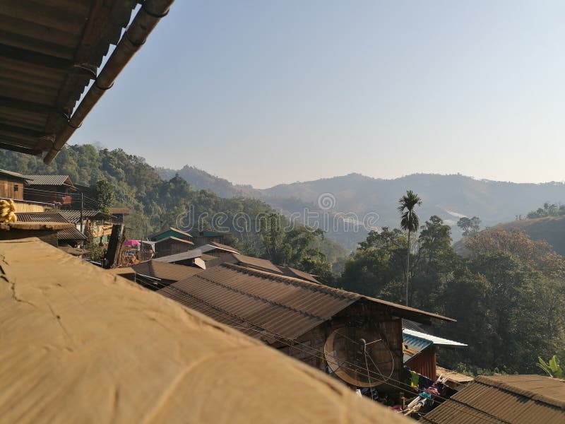 Lahu village stock photo. Image of tourism, road, vacation - 187100500