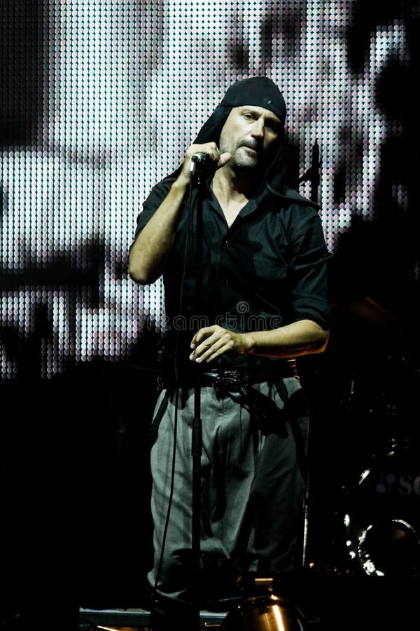 LAIBACH - rock singer editorial stock photo. Image of live - 12895588