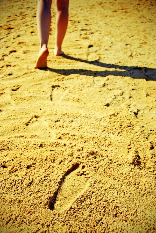 Laisser des traces photo stock. Image du frais, nature - 23243722