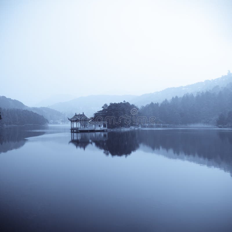 Lake Landscape stock image. Image of fall, park, lake - 22159733