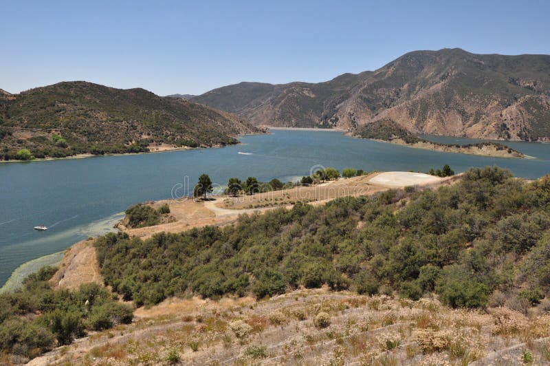 Lake stock image. Image of california, boats, lake, sunshine - 25756001