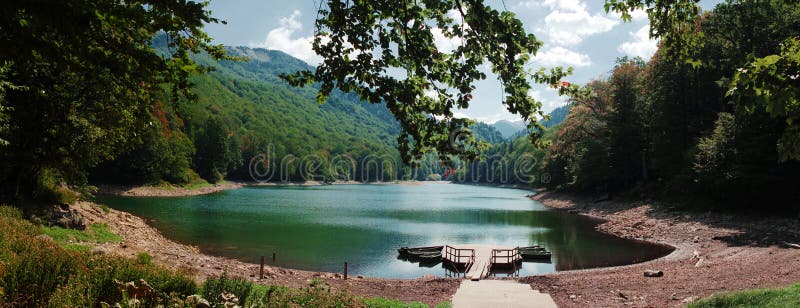 Lake Plav stock photo. Image of beauty, montenegro, mountains - 20664986