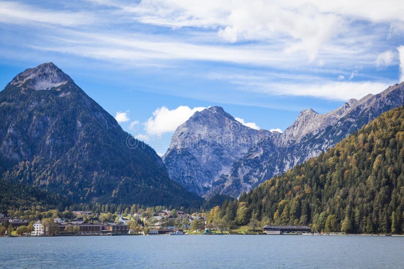 Lake Achensee Tyrol stock image. Image of landmark, tyrol - 41930069