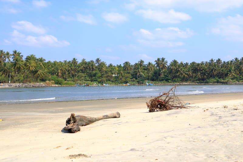 The Lake and Backwaters Behind Dharmadam Beach in Kannur, Kerala, India ...