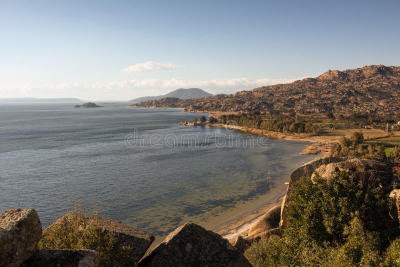 Lake Bafa. stock photo. Image of harmony, nature, bewitching - 65421038
