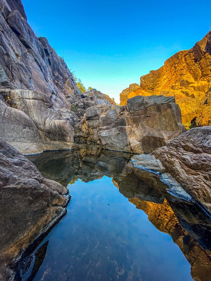 Lake Bagra Waterfall stock photo. Image of mountains - 216678948