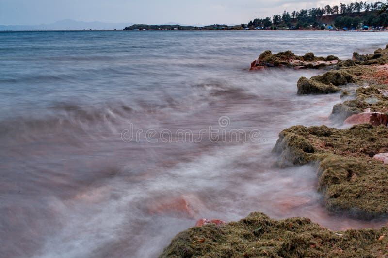 Lake Baikal the small sea stock image. Image of beach - 25872639
