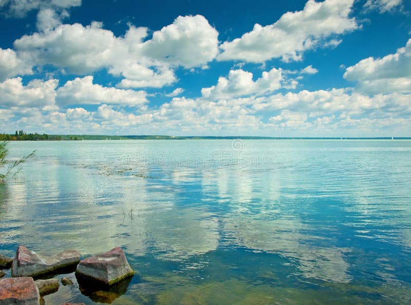 Lake Balaton stock image. Image of blue, coast, europe - 20081485