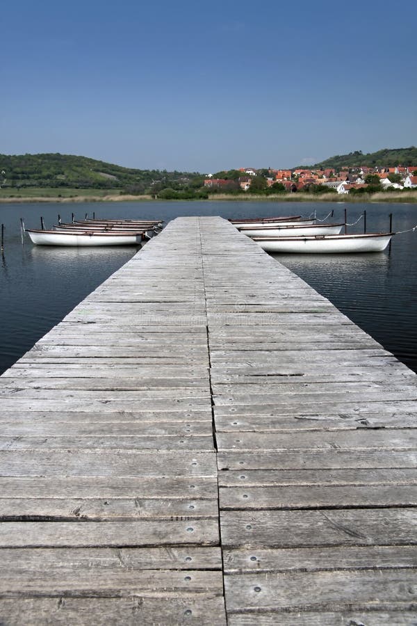 Lake Balaton in Tihany stock image. Image of grass, region - 14992867