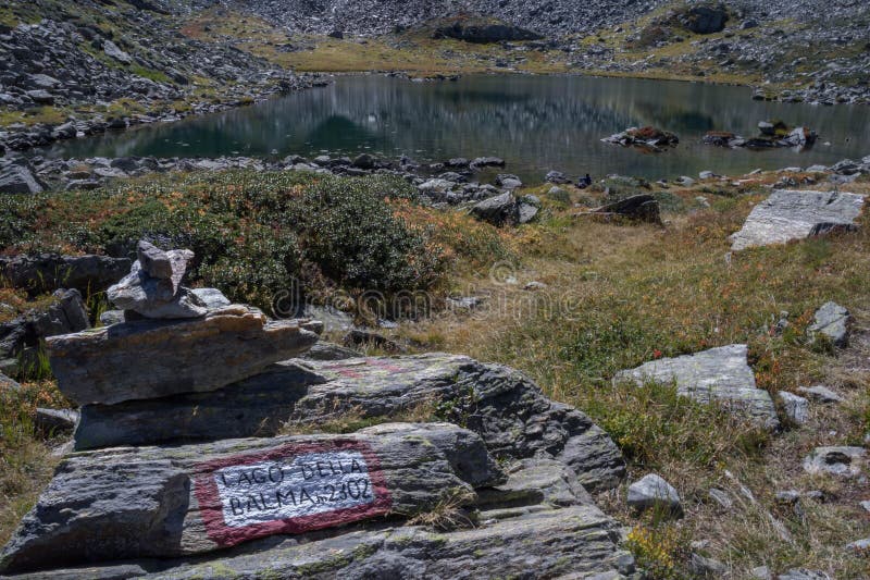 Lake balma stock image. Image of italy, lake, peak, balma - 113292511