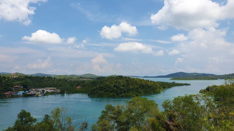 Lake in Batam Island, Indonesia Stock Photo - Image of cloud, wetland ...
