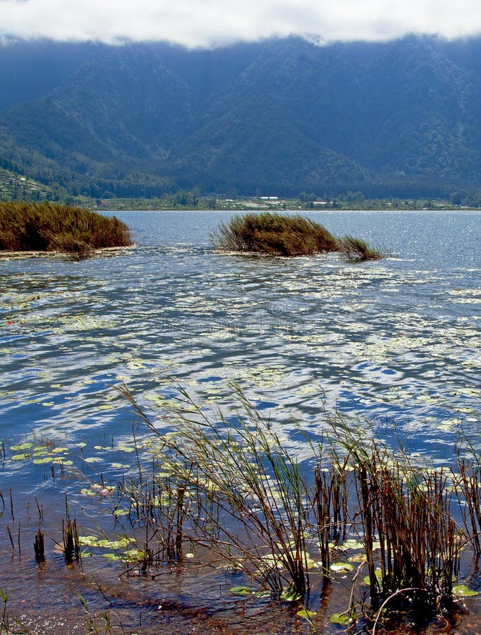 Ulun Danu Beratan Temple and Lake Bratan or Beratan in Bedugul, Bali ...
