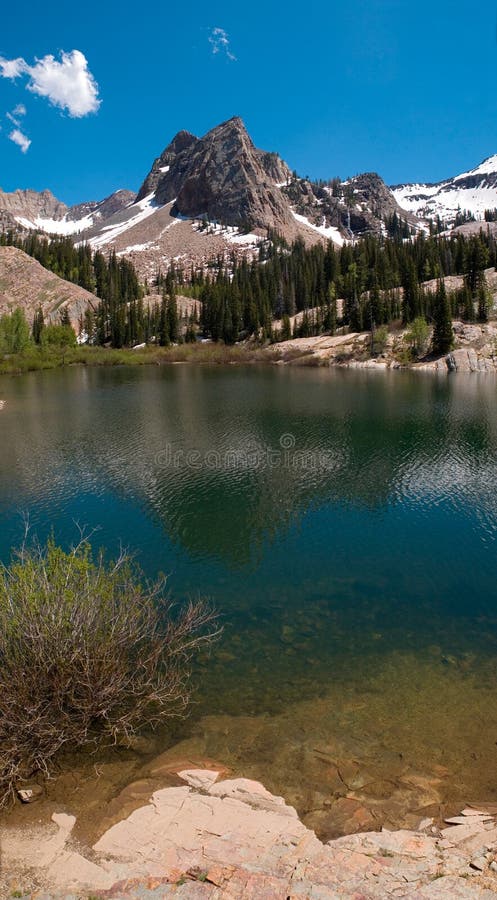 Lake Blanche stock image. Image of canyon, nature, utah - 922239
