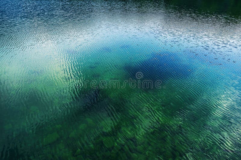 Lake Bohinj Water Surface, Ripple Pattern As Natural Background Stock ...