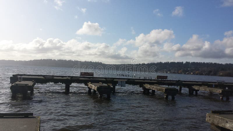 Lake Boom Kenmore Wa stock image. Image of channel, reflection - 189594715